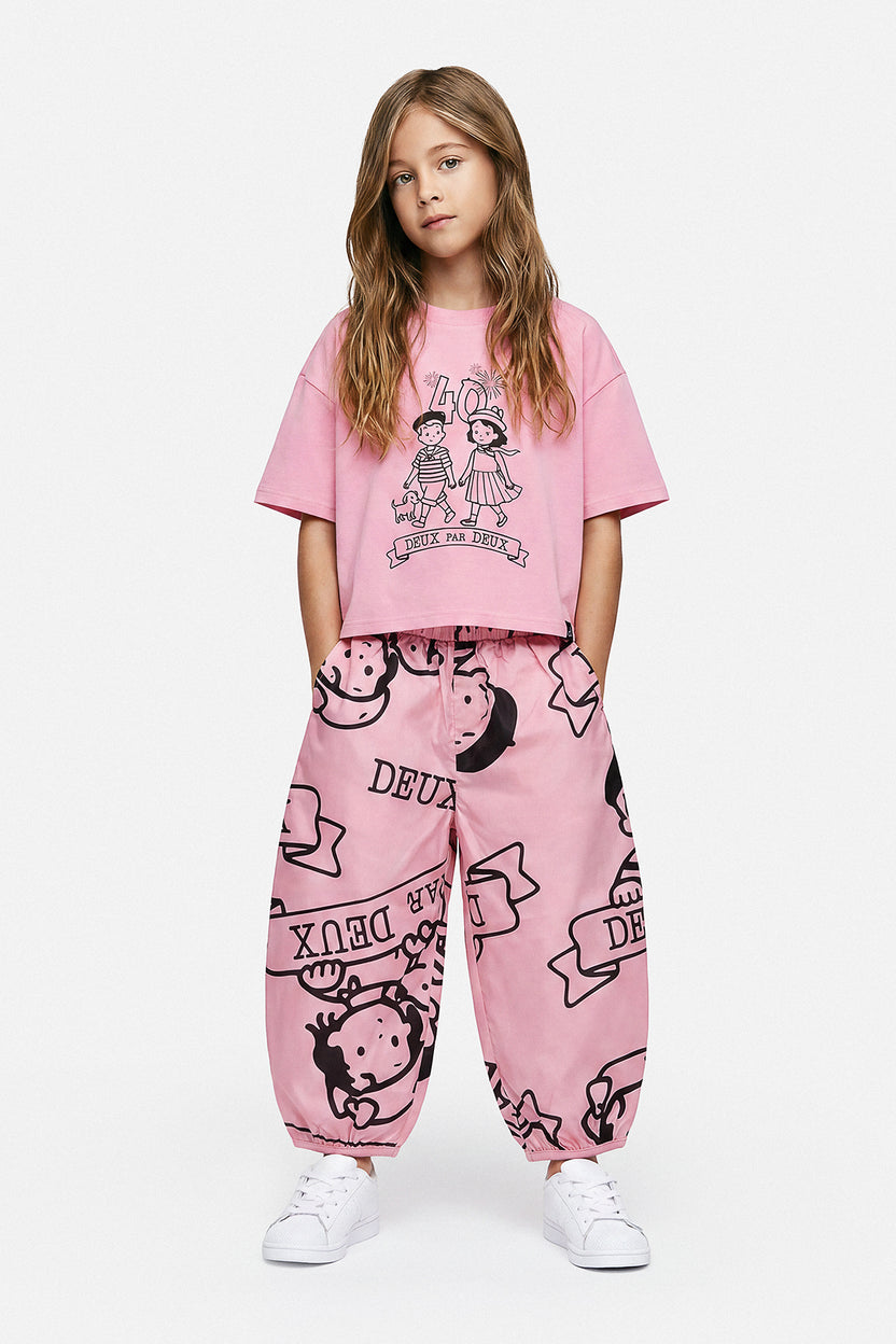 40Th Anniversary Graphic T-Shirt Soft Pink - Deux par Deux